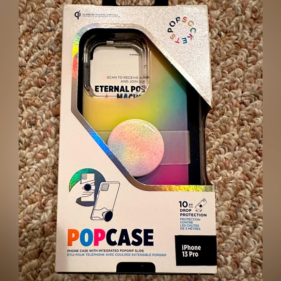 PopSocket | Accessories | Popsocket Rainbow Pop Case For Iphone 3 Pro ...